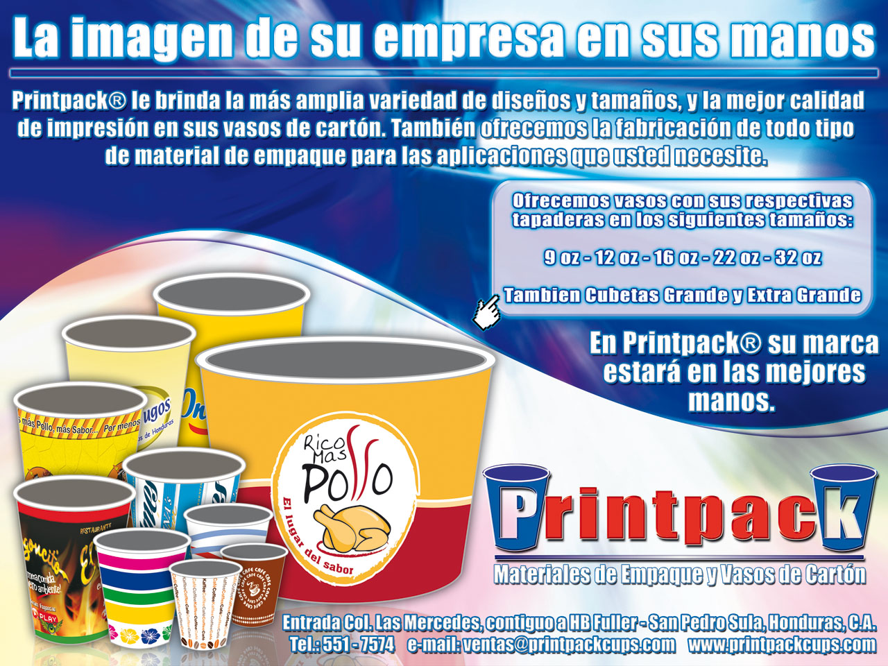 PrintPack Cups :: Honduras, C.A.